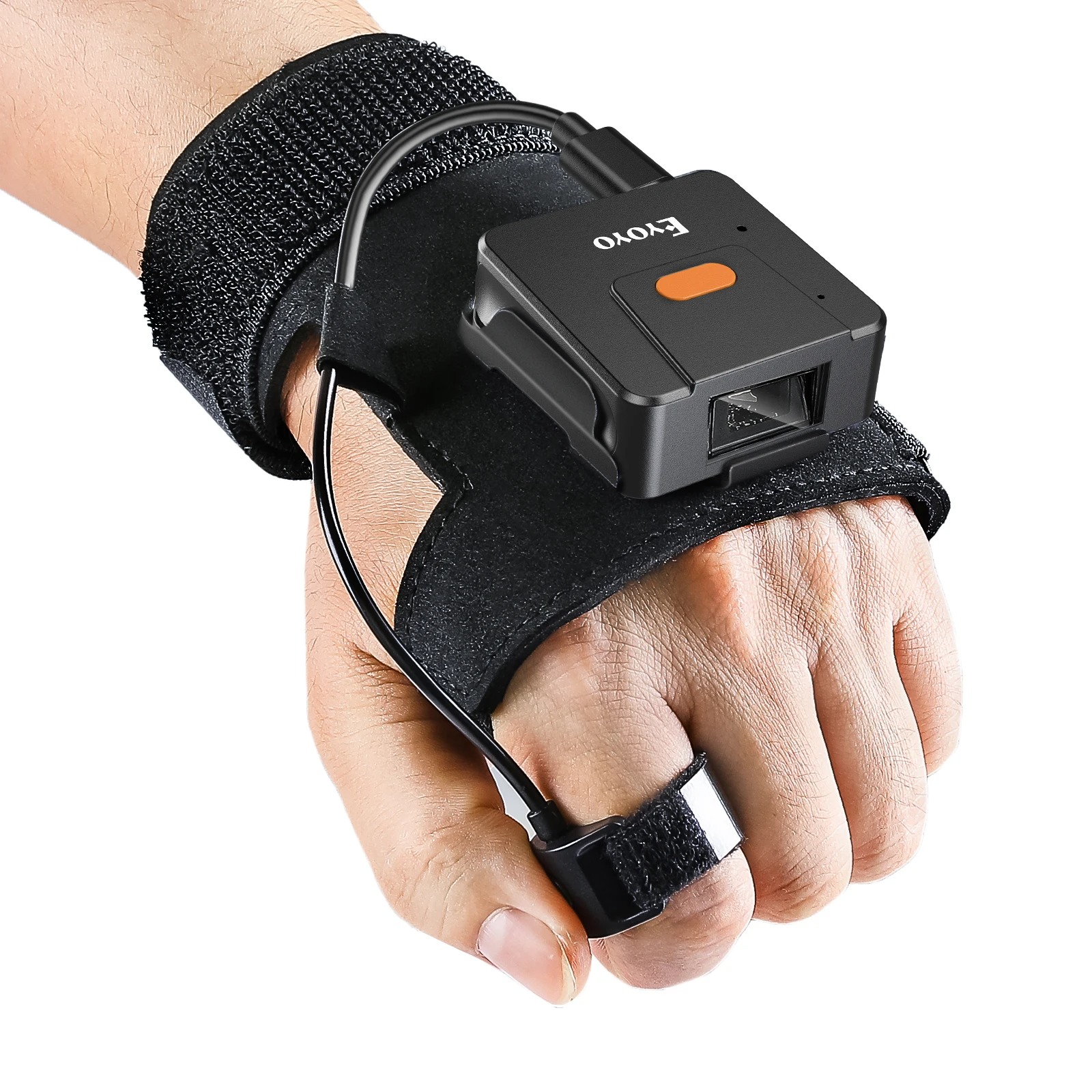 【🔥High performance🔥】【🔥fast scanning🔥】Eyoyo Wearable 1D Laser Bluetooth ...