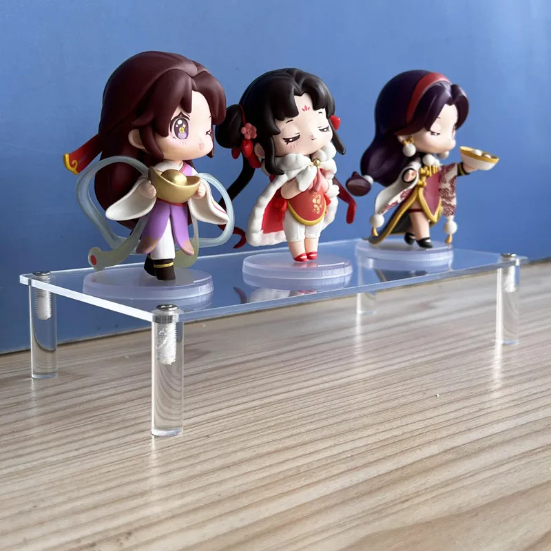 Acrylic Single-Layer Display Stand Desktop Shelf Cabinet Compartment ...