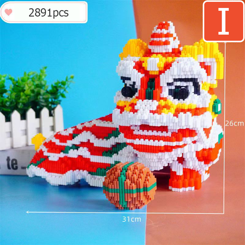 🚀Malaysia Delivery🚀Big Building Block Toys for Boys Fox Blocks Cartoon ...