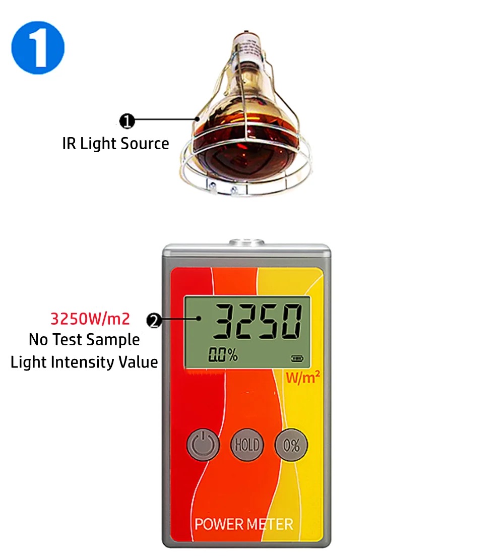 LS122 Similar Infrared Power Meter Glass Window Tint Meter Solar Film ...