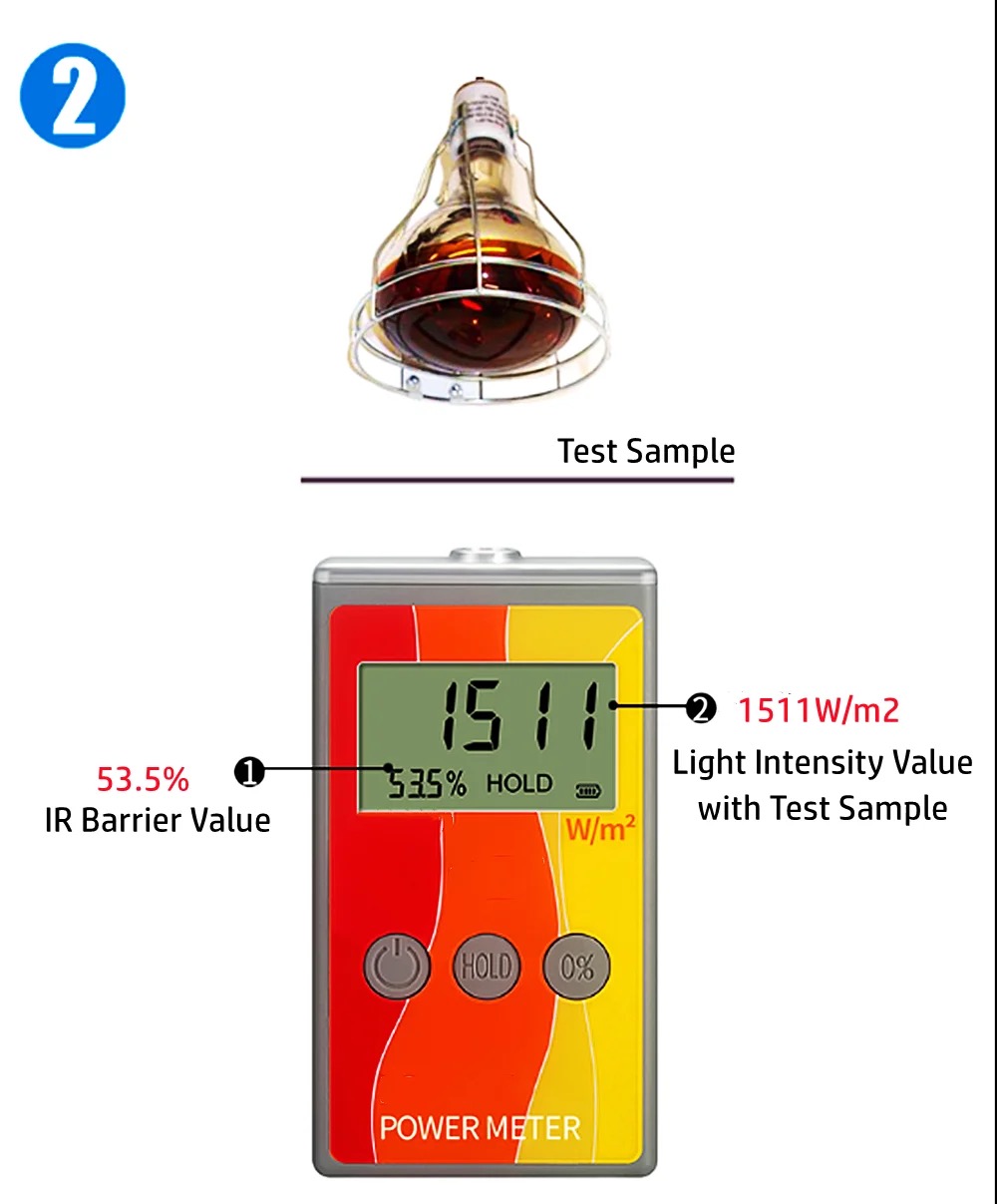 LS122 Similar Infrared Power Meter Glass Window Tint Meter Solar Film ...