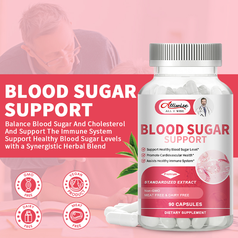 Alliwise Blood Sugar Supplement 800mg Support Normal Blood Sugar Levels ...