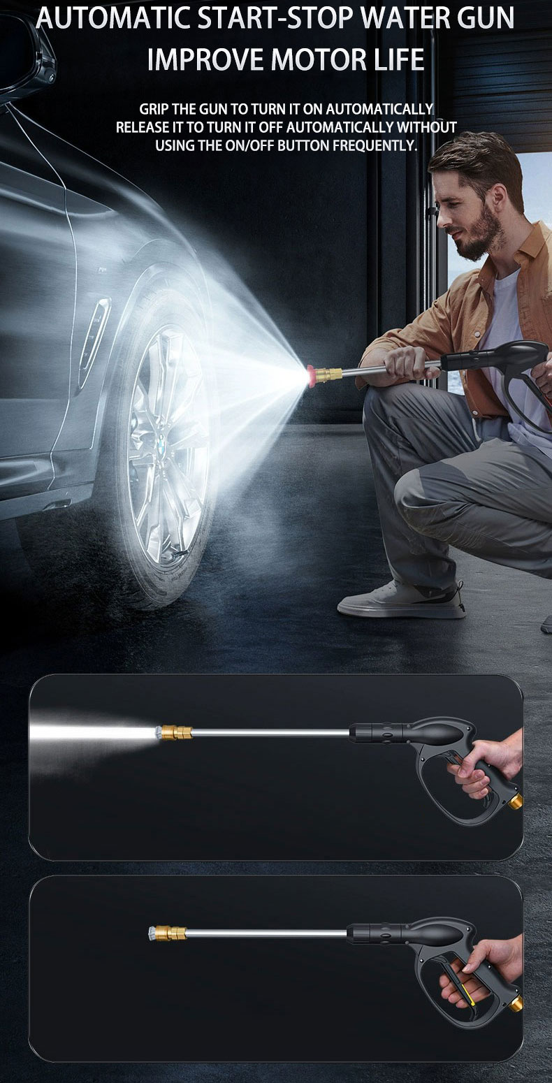 5200W Water jet High Pressure Cleaner Water Jet Sprayer Machine Mesin ...