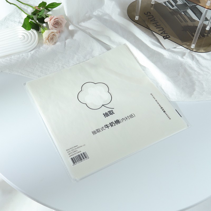 40pcs Extraction Milk Cotton Paper Flower Packaging Inner Lining ...