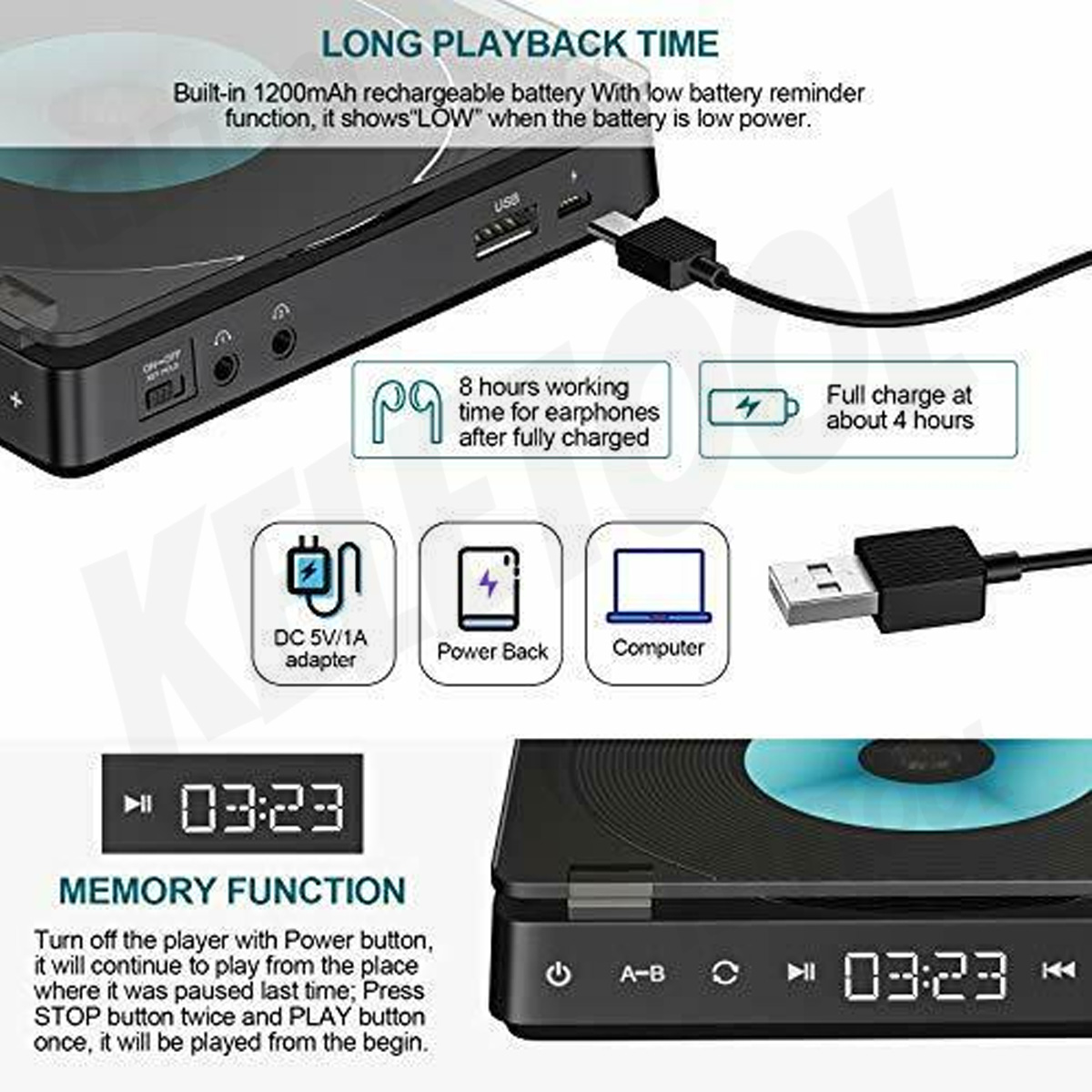 dvd player cd player Wall Mounted CD Player With Bluetooth Remote ...