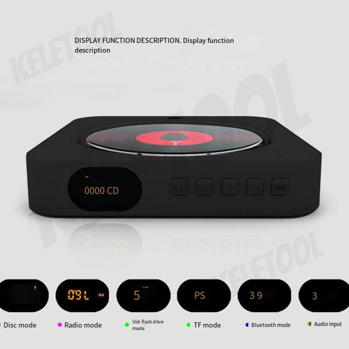 dvd player cd player Wall Mounted CD Player With Bluetooth Remote ...