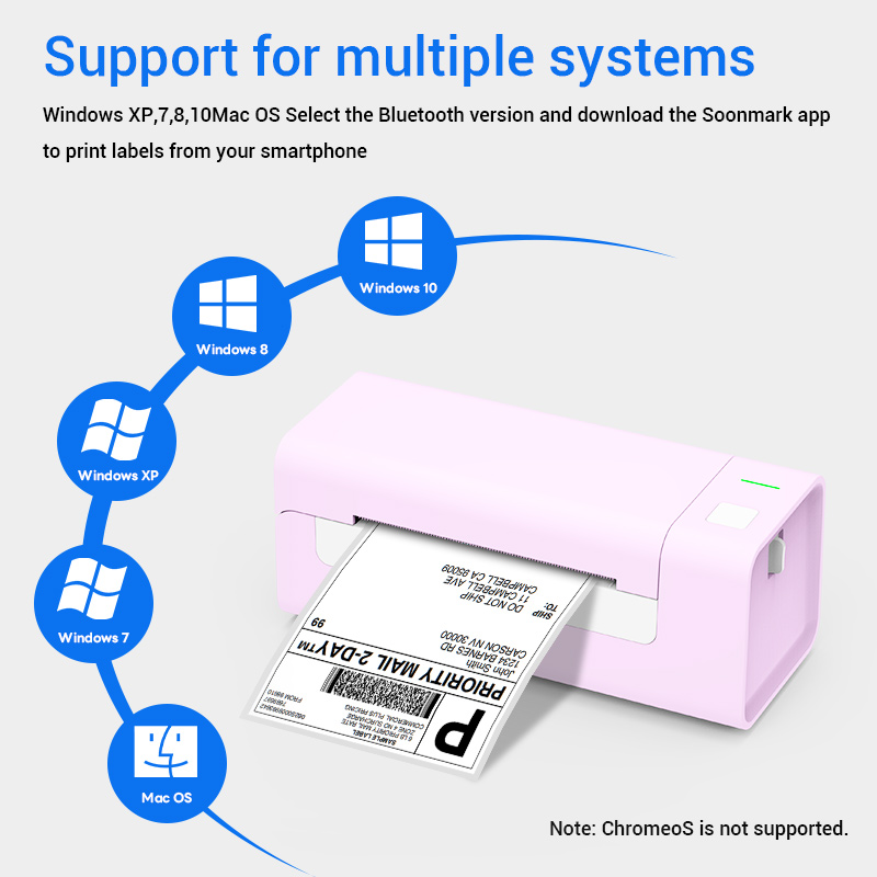 Flashlabel Bluetooth Thermal Printer Inkless | Barcode Labels Waybill ...