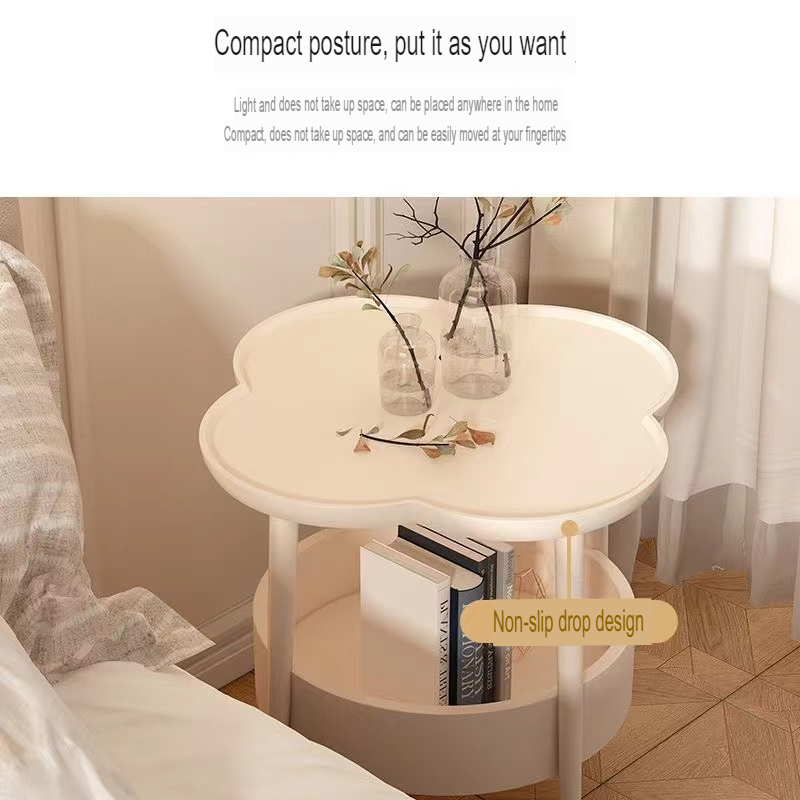 Minimalism Modern Coffee Table Simple Double Layer Storage Rack With ...