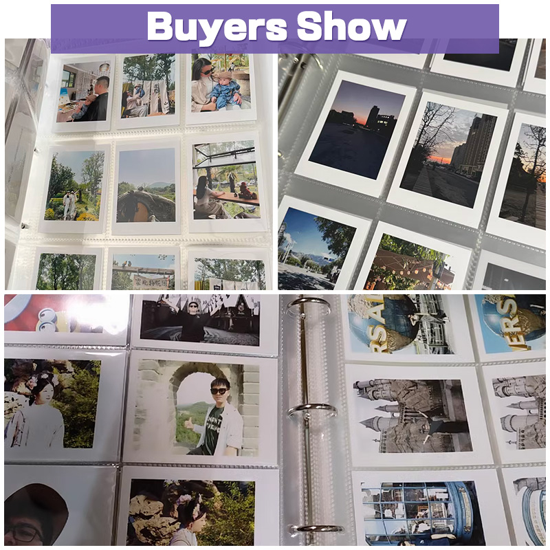 【Ship in 24h】4/9 Pocket Photocard Binder Leather Zipper Album Photocard ...