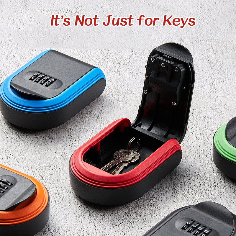 【ship in 24H】Wall Mount Key Storage Safe Box 4-Digit Combination ...