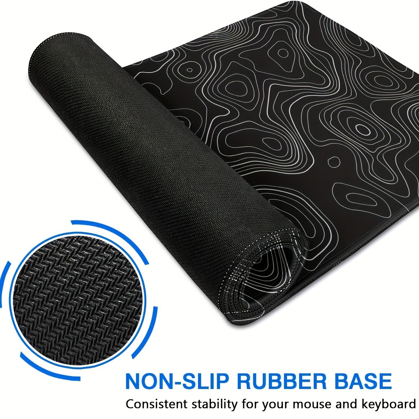 Large Mouse Pad Desk Pad Non Slip Rubber Gamer Laptop for Office Work ...