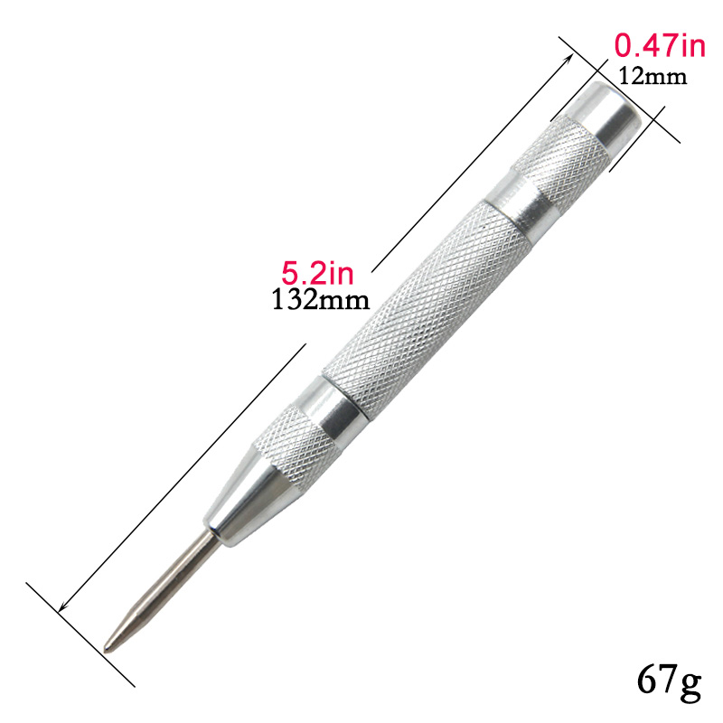 1pc Automatic Center Punch For Metal, Strong Spring Loaded Center Punch ...
