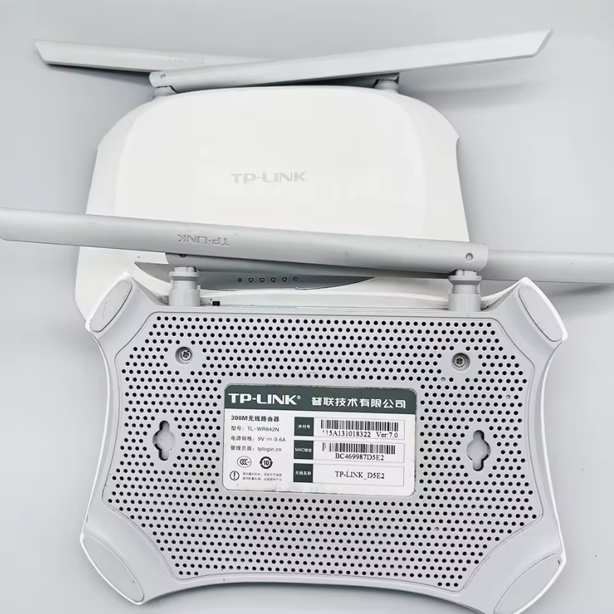 USED TP-LINK Wireless Router TL-WR842N Dual Antenna 300Mbps Smart Home ...