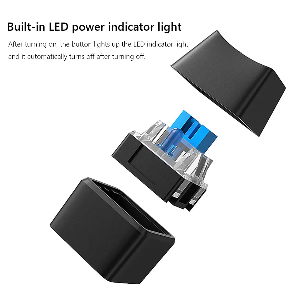 LED Lights Computer Desktop Switch PC Motherboard External Start Power ...