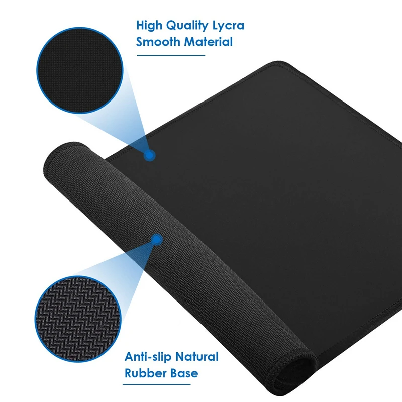 Gaming Mousepad 27x22cm Non Sliding Rubber Small Mouse Pad Textured ...
