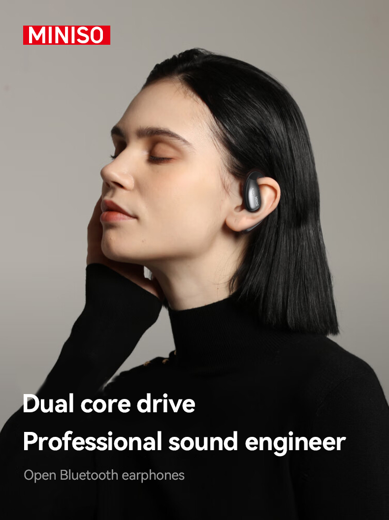 Miniso X28 OWS Open Earphone Wireless Earphone Bluetooth 5.4 TWS Sports ...