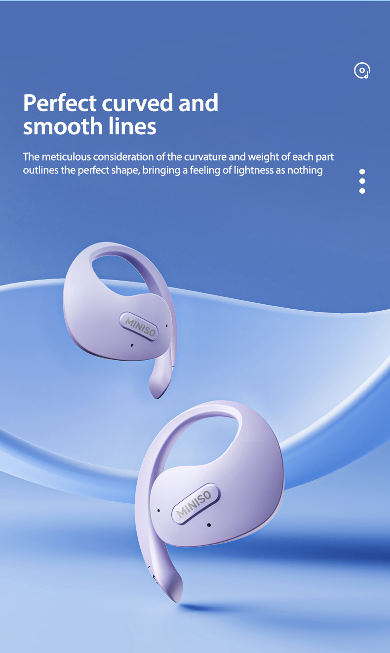 MINISO X15 Pro OWS Open Earphone Bluetooth Earphone Sport Wireless ...
