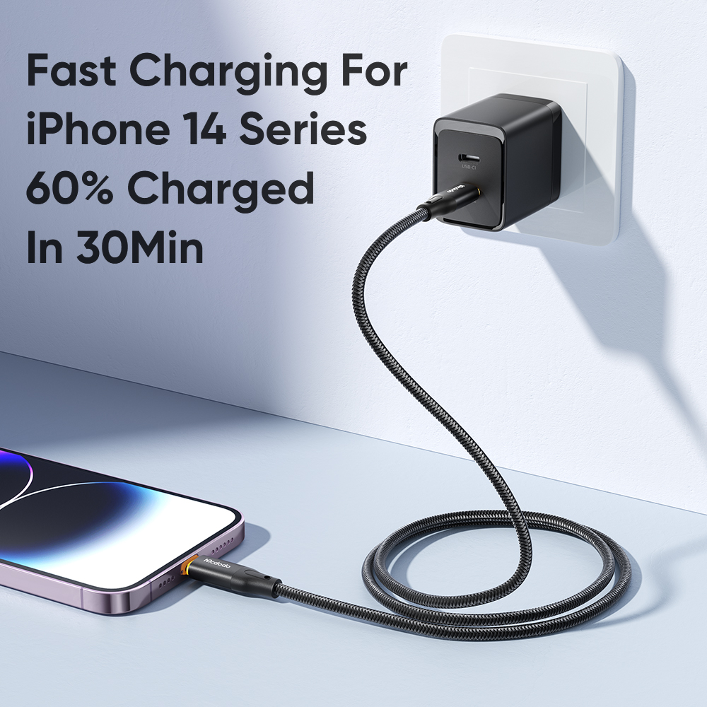 Mcdodo USB iP Cable 36W PD Fast Charging USB Type C To Lightning 100W 5A 6A Type C Micro USB ...
