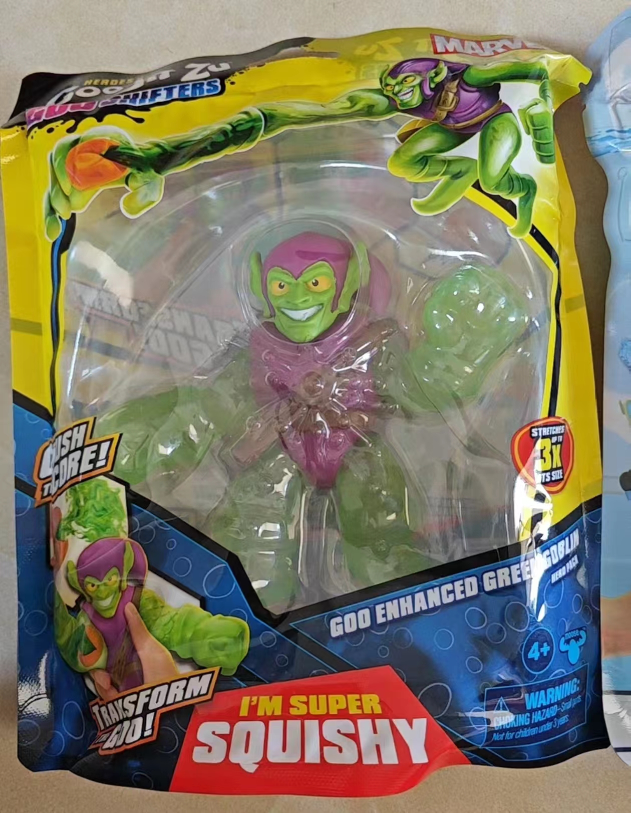 Heroes of Goo Jit Zu Goo Shifters Marvel Green Goblin Stretchy Hero, 4. ...