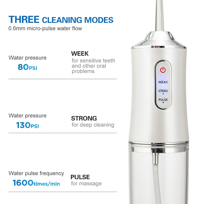 【READY STOCK】Water Flosser 360° FlushingPortable Oral Irrigator Water ...