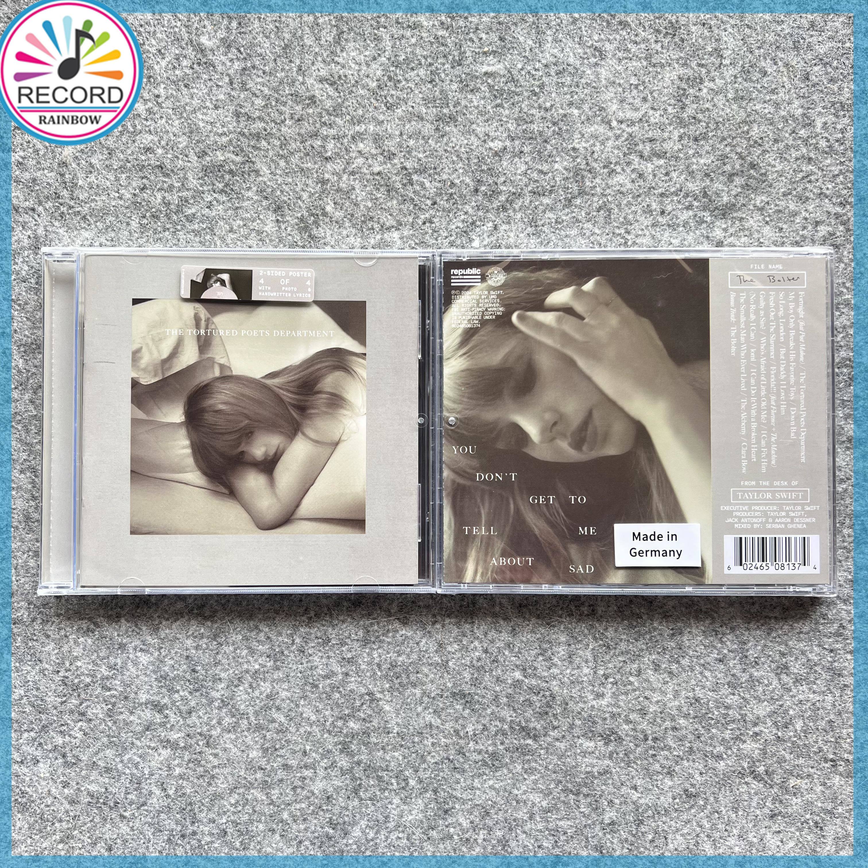 Taylor Swift The Tortured Poets Department The Bolter, The Albatross ...