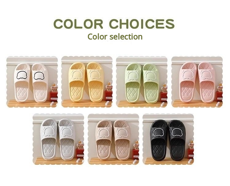 Fashion Women slippers home bathroom bath anti-slip and anti-odor pair ...