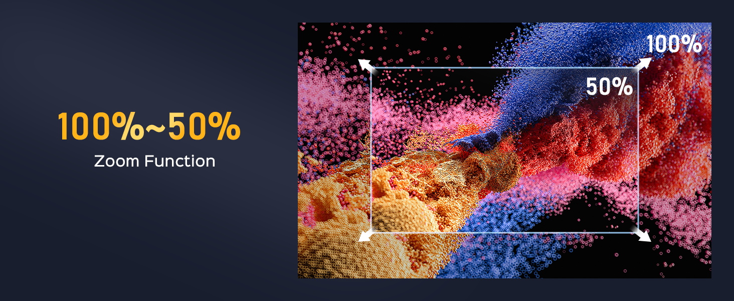 [180° Adjustable Bracket] Salange P330 Smart Mini 4K Projector, with ...