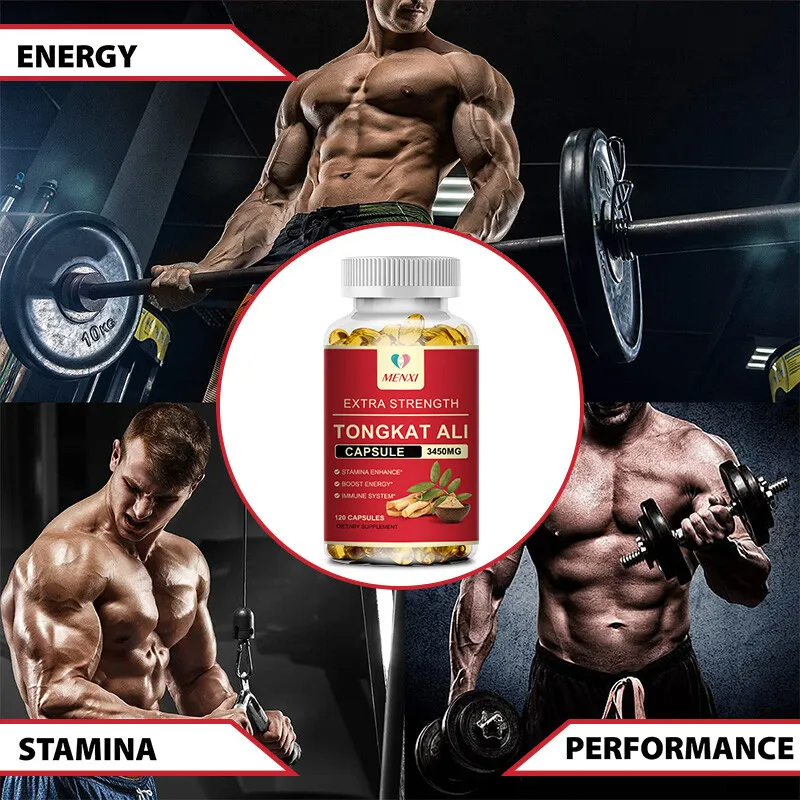 120pcs Tongkat Ali Extract Strong Capsules Natural Supplement ...