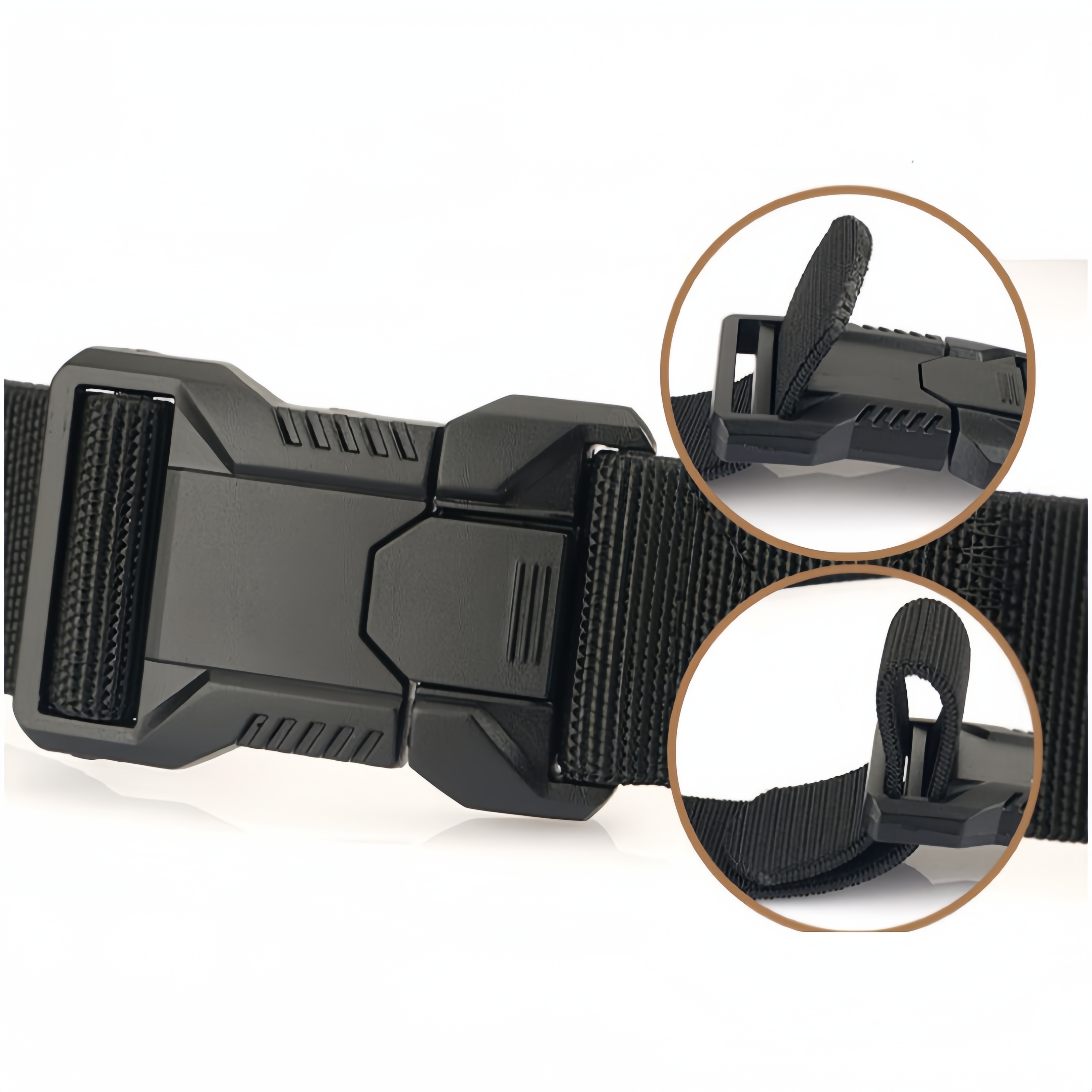 Men's Quick-Release Adjustable Belt - Durable Nylon Breathable Outdoor ...