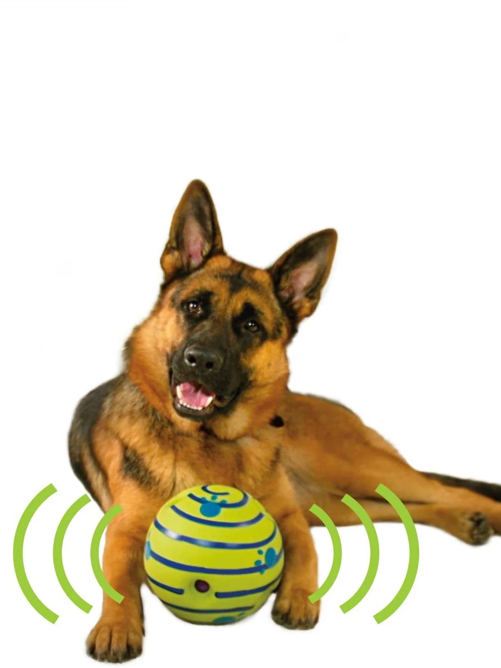Wobble Wag Giggle Interactive Dog Toy Fun Giggle Sounds When Rolled or ...