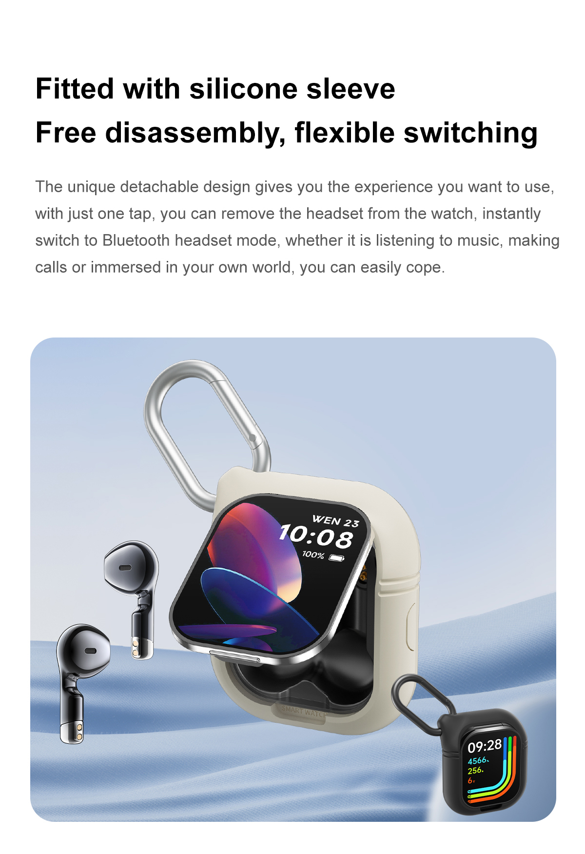 2024 TWS 2in 1 Smartwatch D8 Pro Sport Watch Bluetooth Headset Call Watch Men Health Monitoring ...