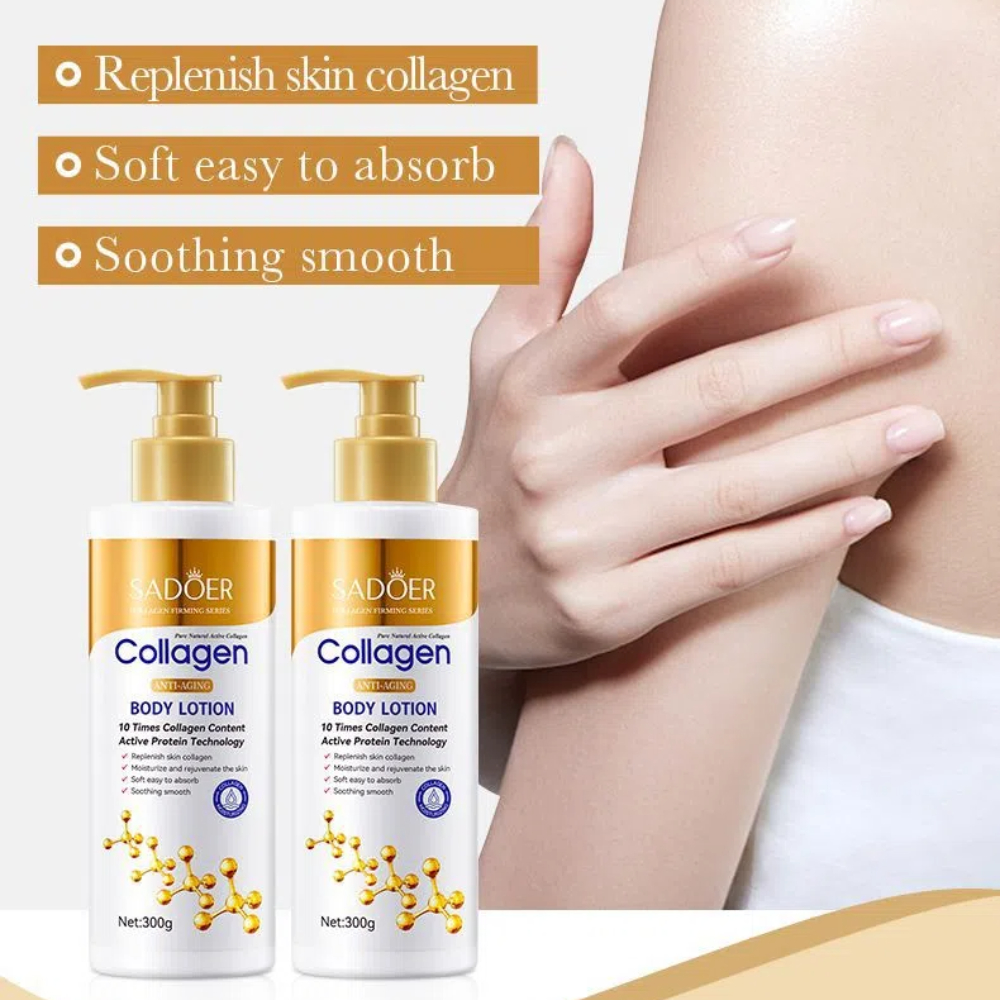 300g Collagen Body Lotion for Anti-Wrinkle, Moisturizes and Softens ...