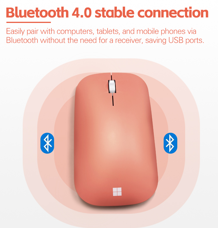 Microsoft Surface wireless mouse Bluetooth 4.0 ultra-thin portable ...