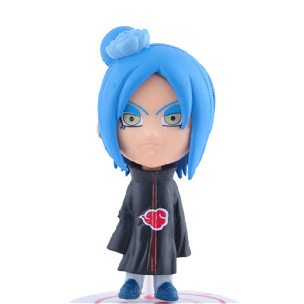 11 Pcs/Set Q Ver. Naruto Akatsuki Mini Figure 6-7cm Uchiha Itachi ...