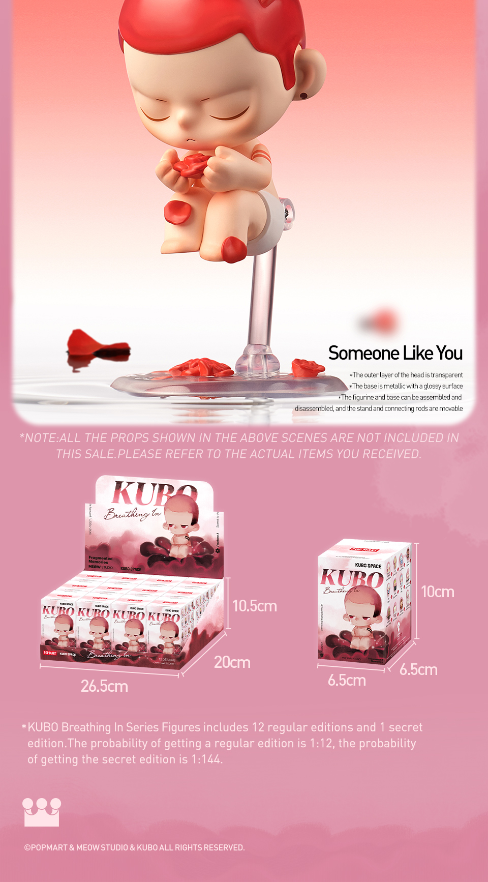 POP MART KUBO Breathing In Series Figures Blind Box Action Toys Figure ...