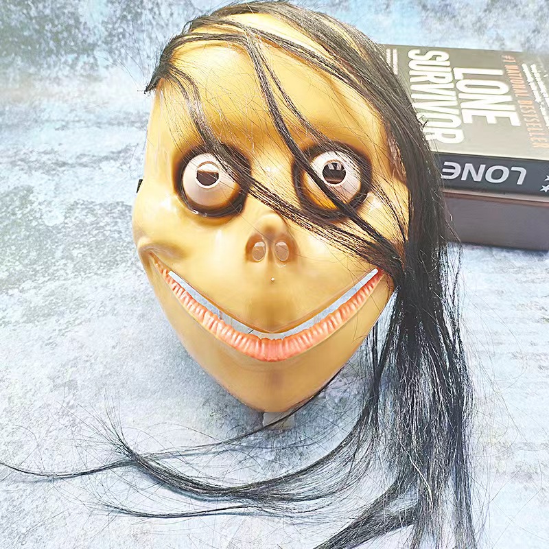 Halloween horror MOMO Mask Goofy bird Momo headgear Horror movie party ...