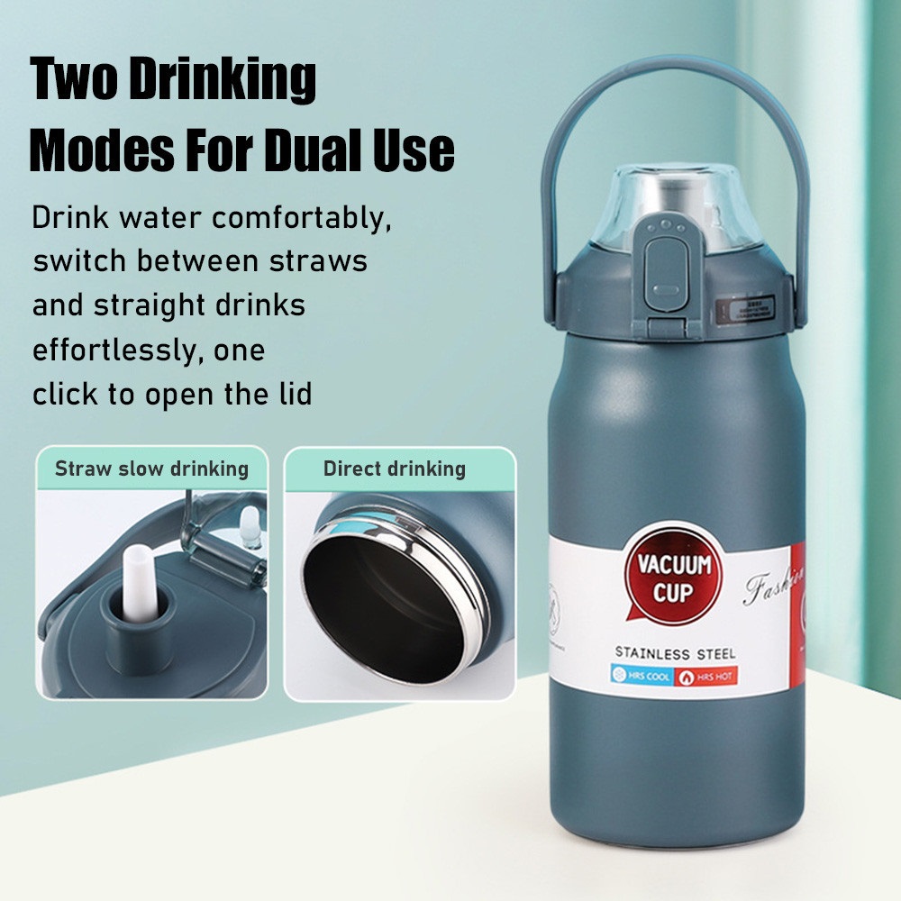 Cille Original 1L/1.2L botol air tahan sejuk 316 Stainless Steel Vacuum ...