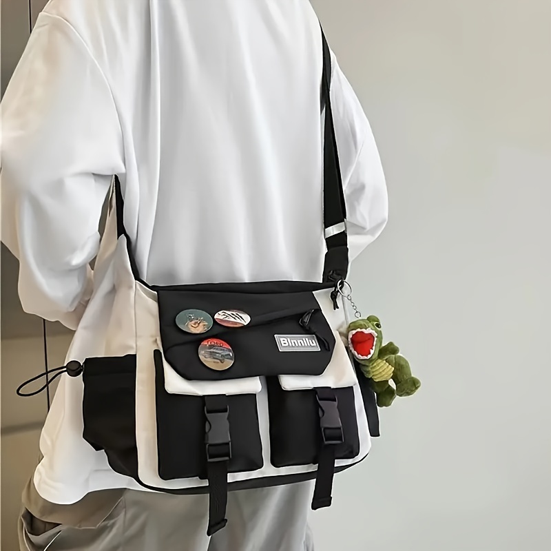 Japanese Style Crossbody Bag - Large Capacity Unisex Messenger Shoulder ...