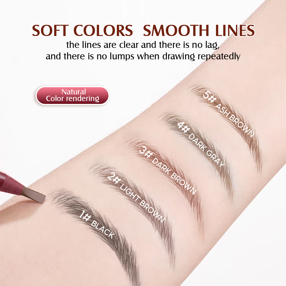 IMAGIC Eyebrow Pencil Profession Pull Wire Paper Eyebrow Pen Brow ...