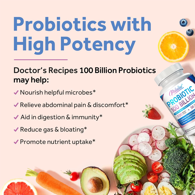 PROBIOTIC - 100% organic nutrients - balanced digestive flora levels ...