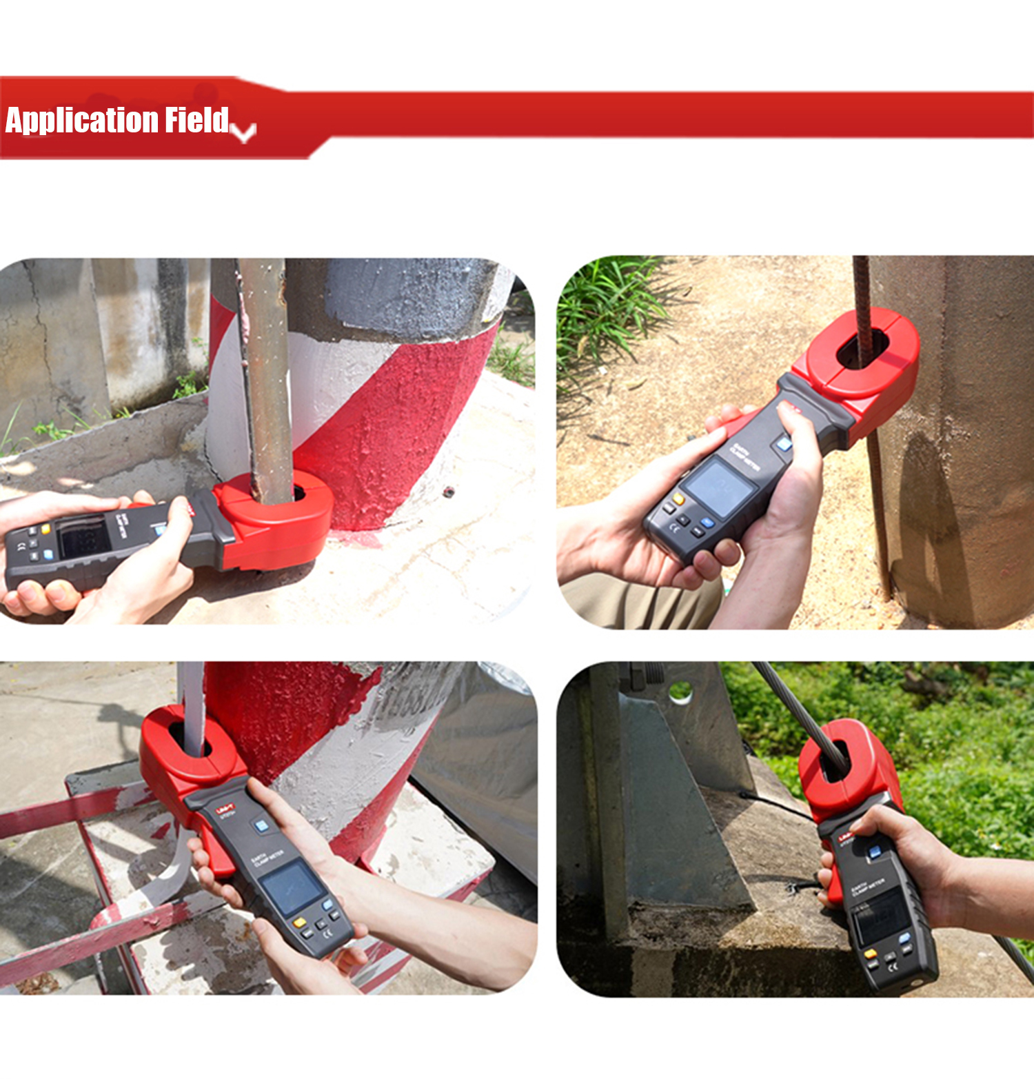 UNI-T UT272+ UT273+ UT275+ Clamp Earth Resistance Tester Ground ...