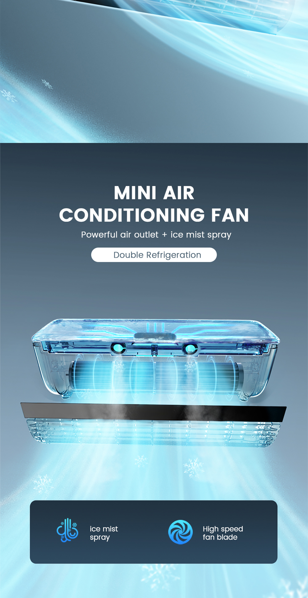 EDON Air Cooler E868, With Remote Controller, 30S Quick Cooling, No ...