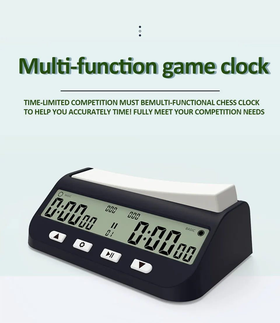 Digital Chess Timer Professional Chess Clock Multifunctional Digital Watch Accurate Count Up ...