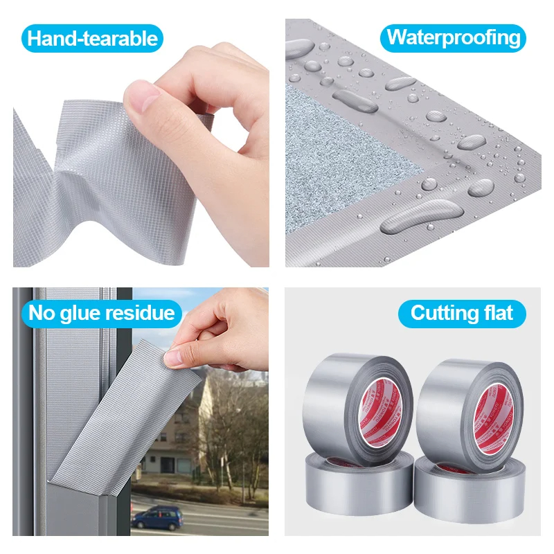 Strong Cloth Duct Tape Tent Waterproof Repair Tape Luggage Traceless ...