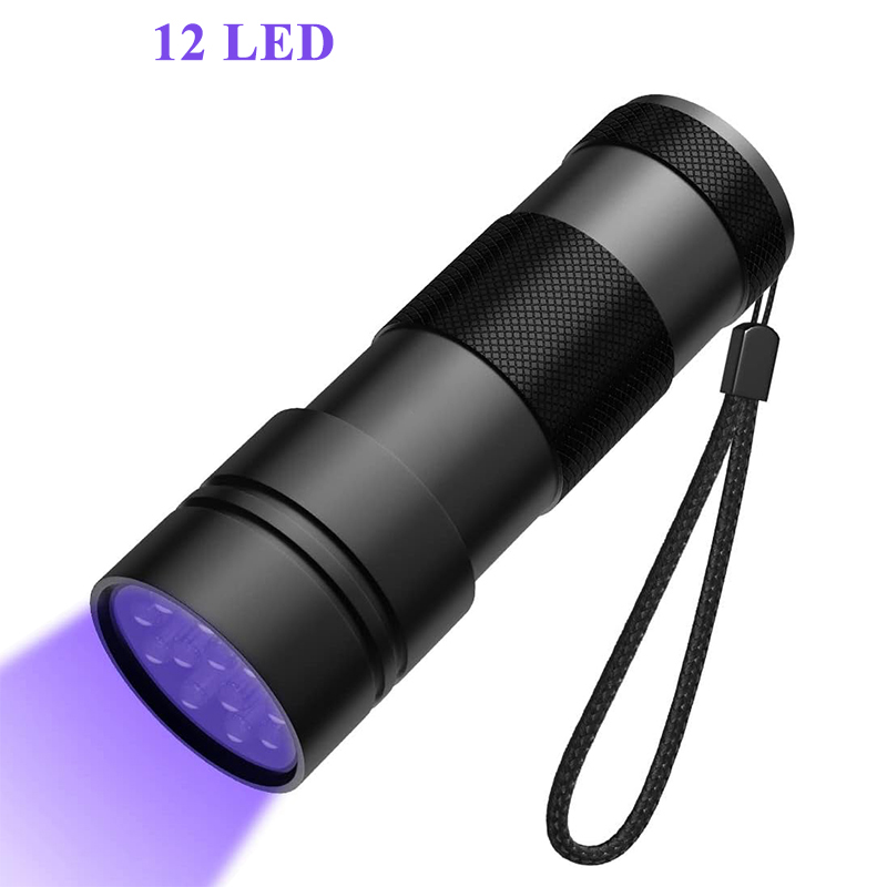 UV Flashlight, 395nm Handheld Black Light Flashlight For Pet Urine ...