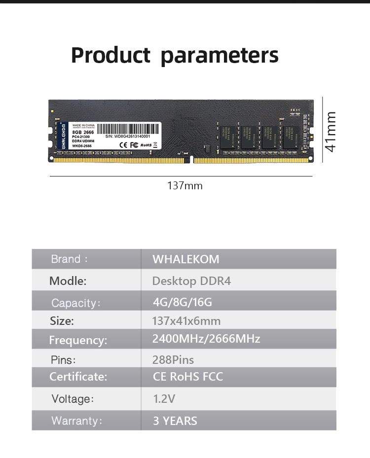 RAM DDR4 For Desktop High Performance Full Compatible Memoria RAM DDR4 ...