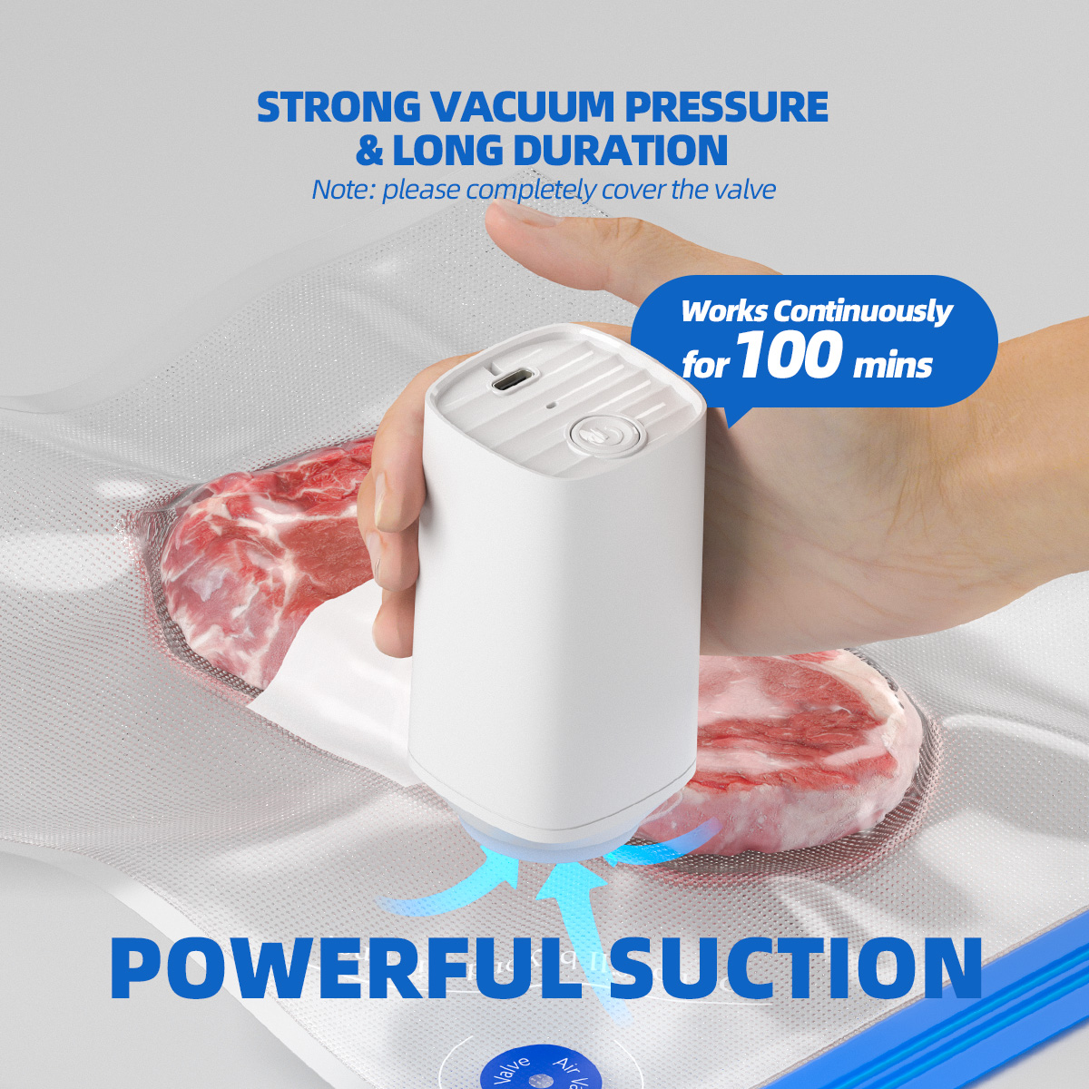 Pam Vakum Multifunctional Vacuum Pump For Food Vacuum Bag Electric Air ...