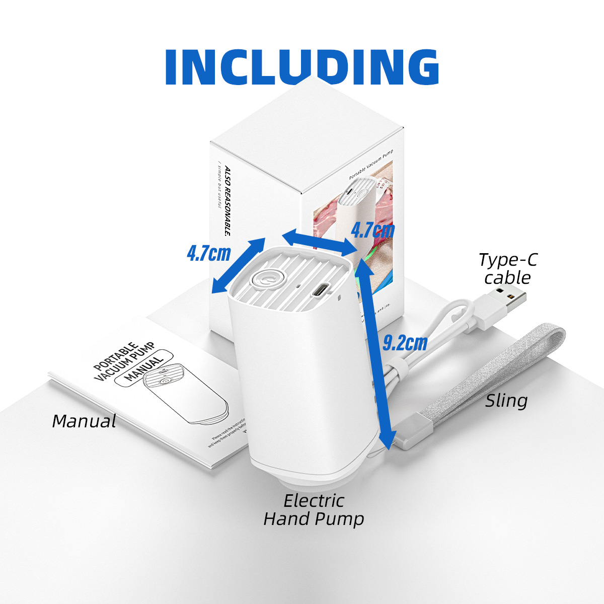 Pam Vakum Multifunctional Vacuum Pump For Food Vacuum Bag Electric Air ...