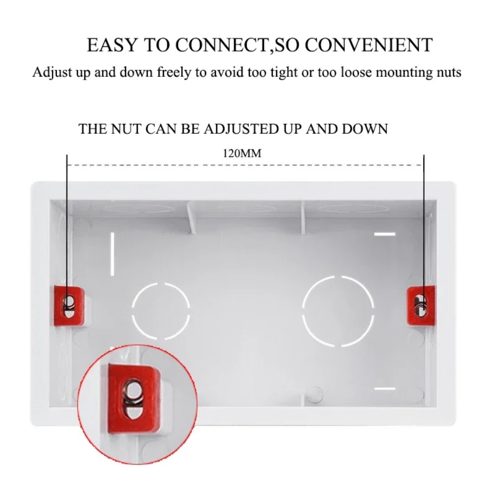 146 Type Mounting Back Secret Stash Conduit Wall Box Adjustable ...