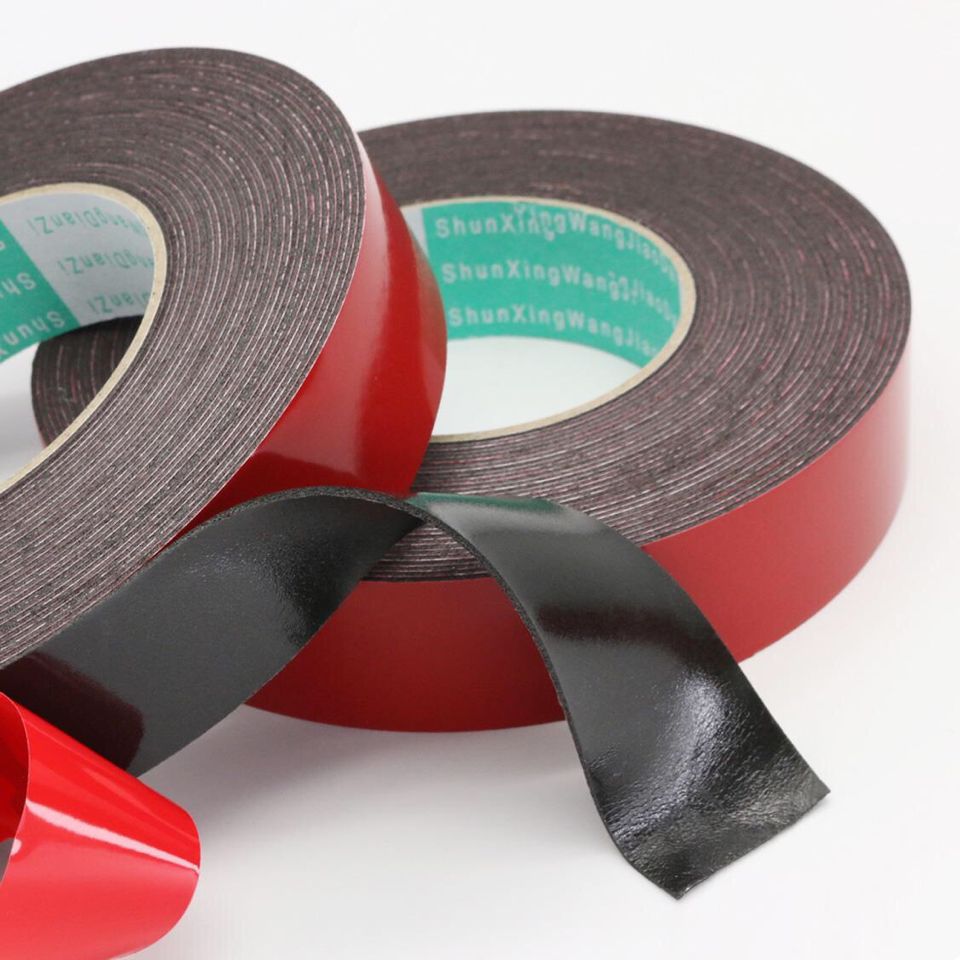 Sponge double-sided tape strong PE red film Dark green foam glue high ...